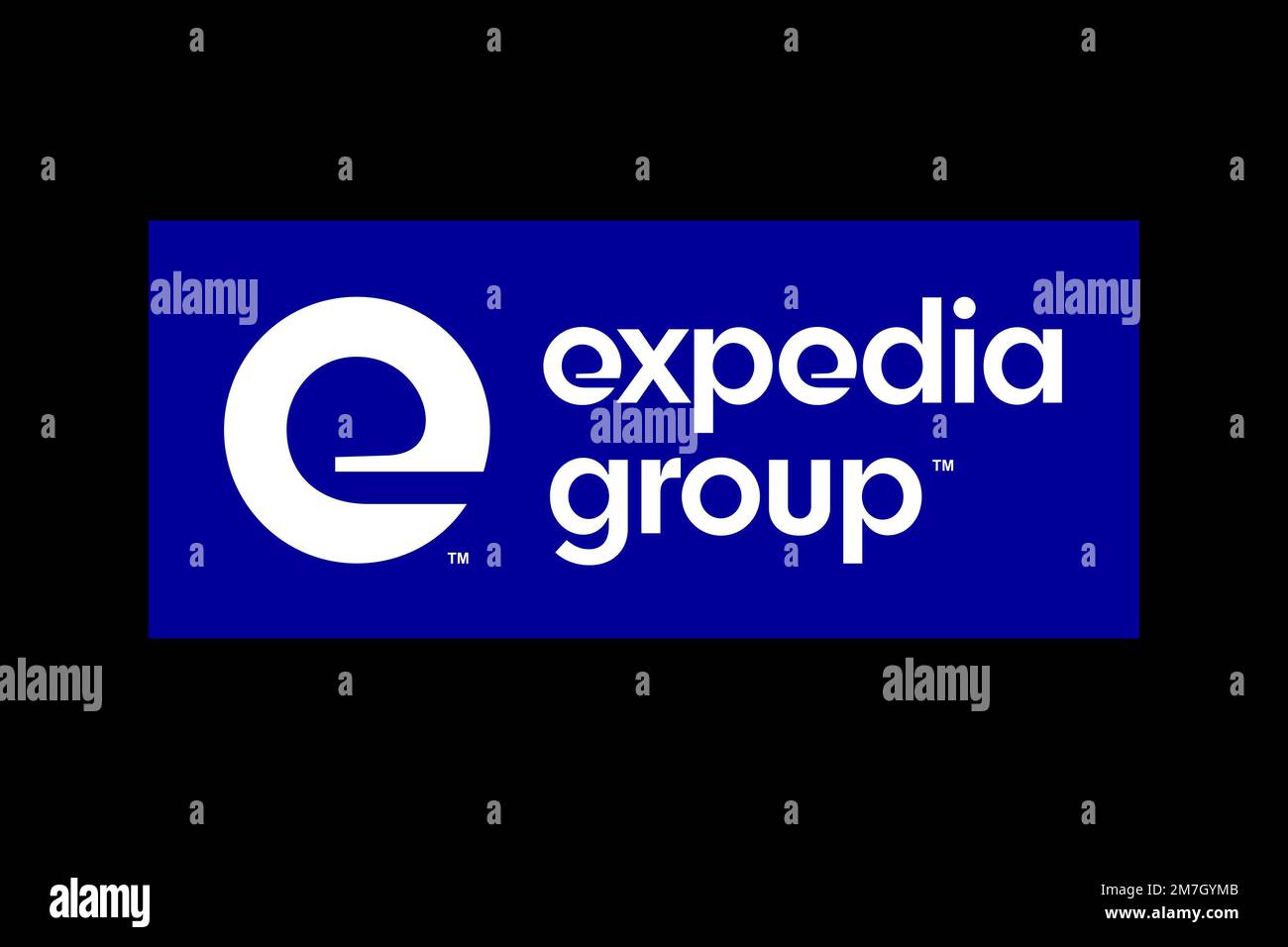 Expedia Group, Logo, Black background Stock Photo - Alamy