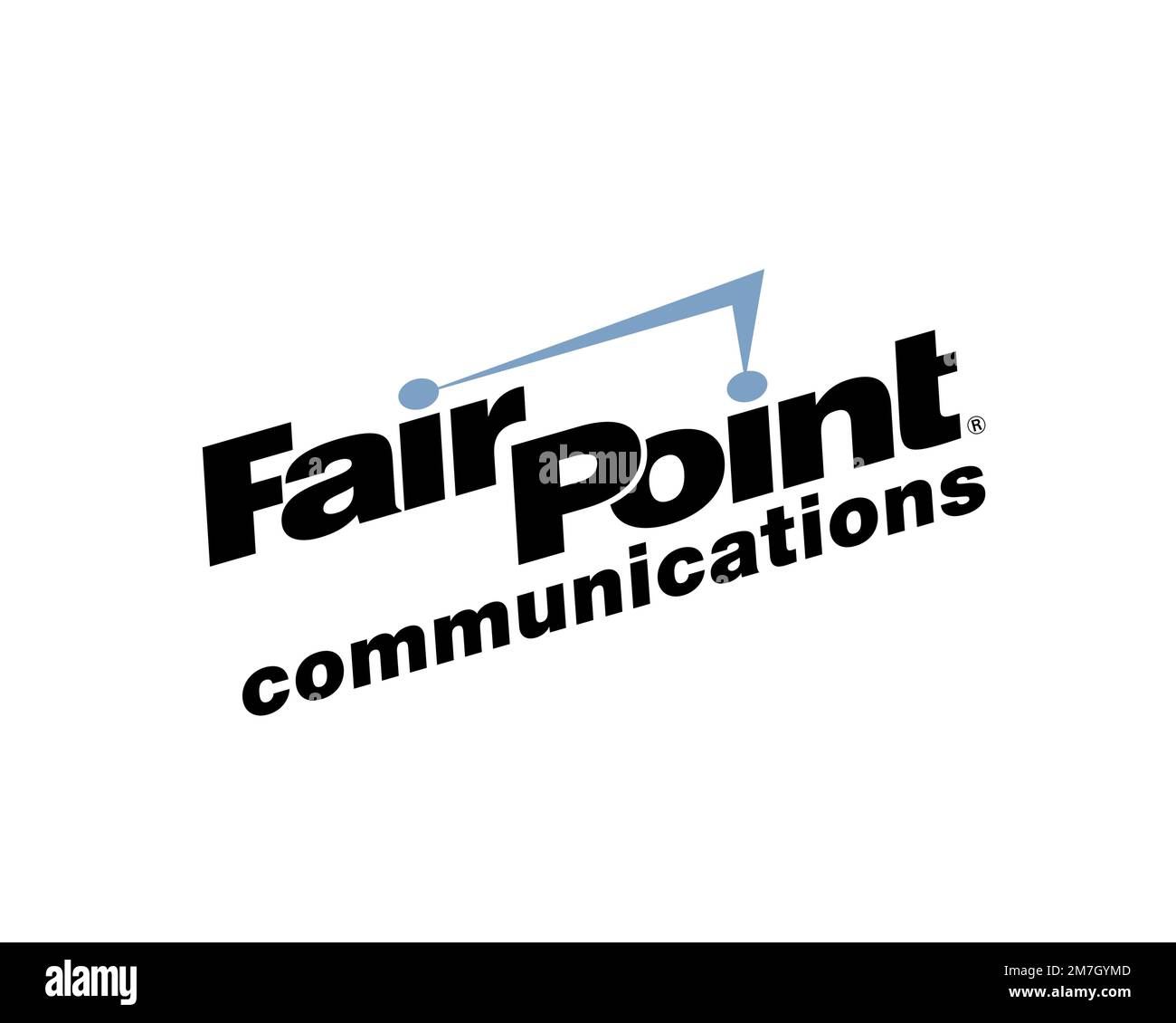 FairPoint Communications, rotated logo, white background Stock Photo ...