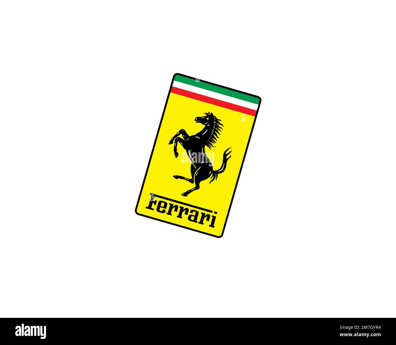 Ferrari White Background