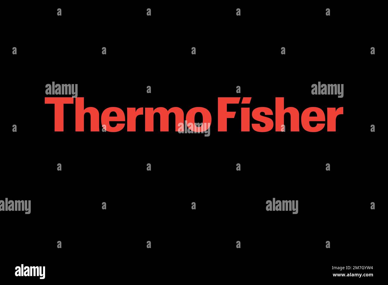Fermentas, Logo, Black background Stock Photo - Alamy
