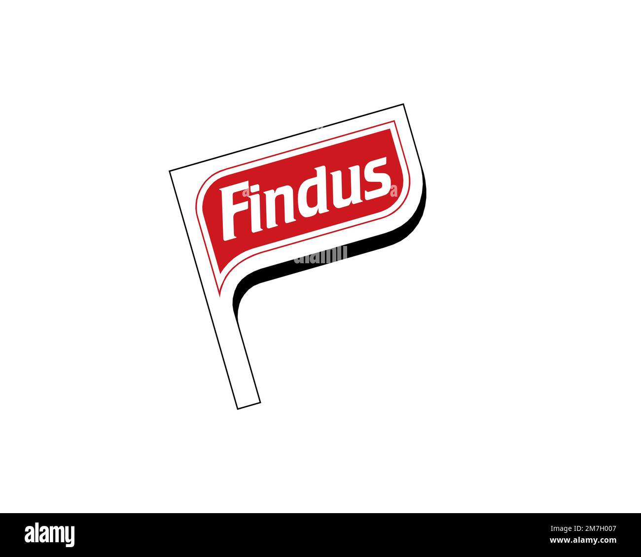 Findus, rotated logo, white background Stock Photo - Alamy