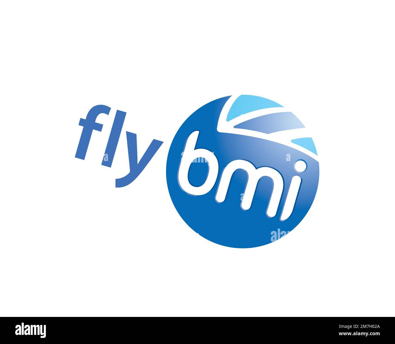 Flybmi, rotated logo, white background B Stock Photo - Alamy