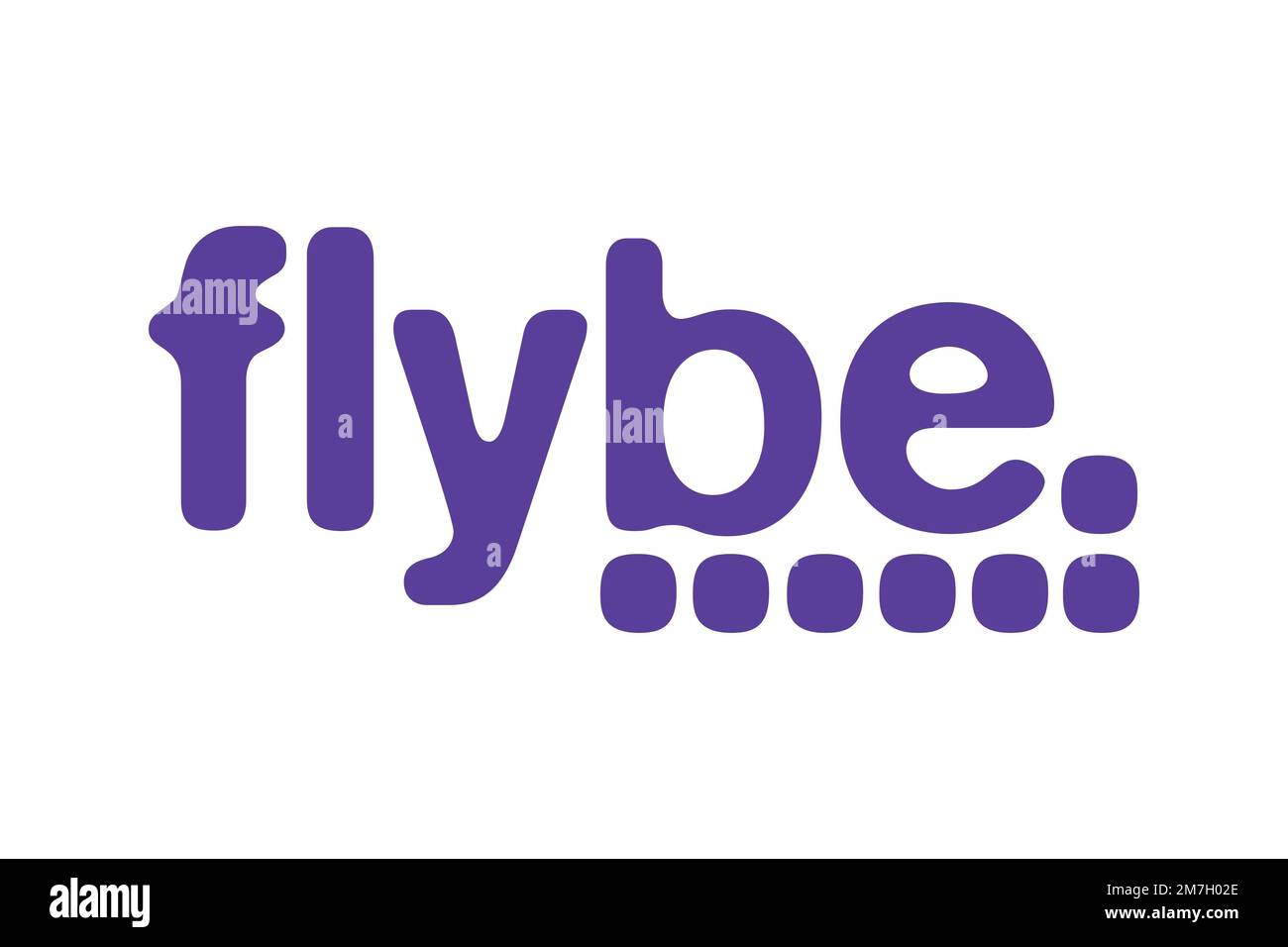 Flybe, Logo, White background Stock Photo - Alamy
