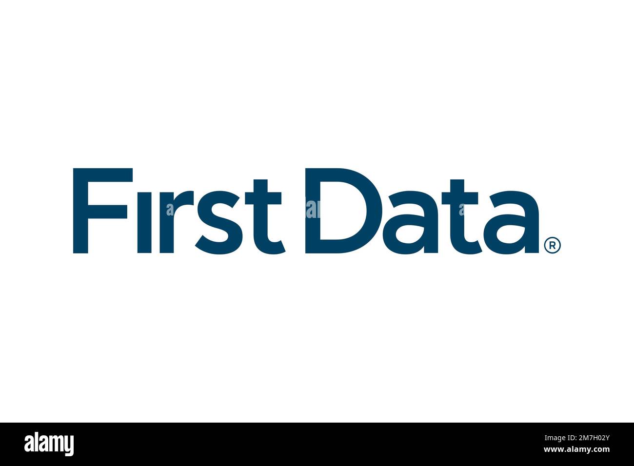 First Data, Logo, White background Stock Photo - Alamy
