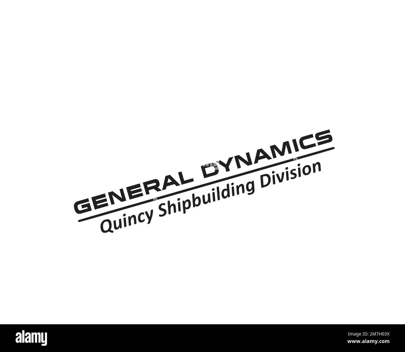 Fore River Shipyard, Rotated Logo, White Background Stock Photo - Alamy