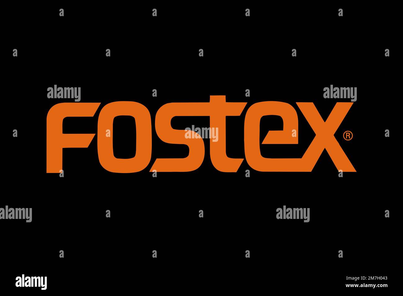 Fostex, Logo, Black background Stock Photo - Alamy