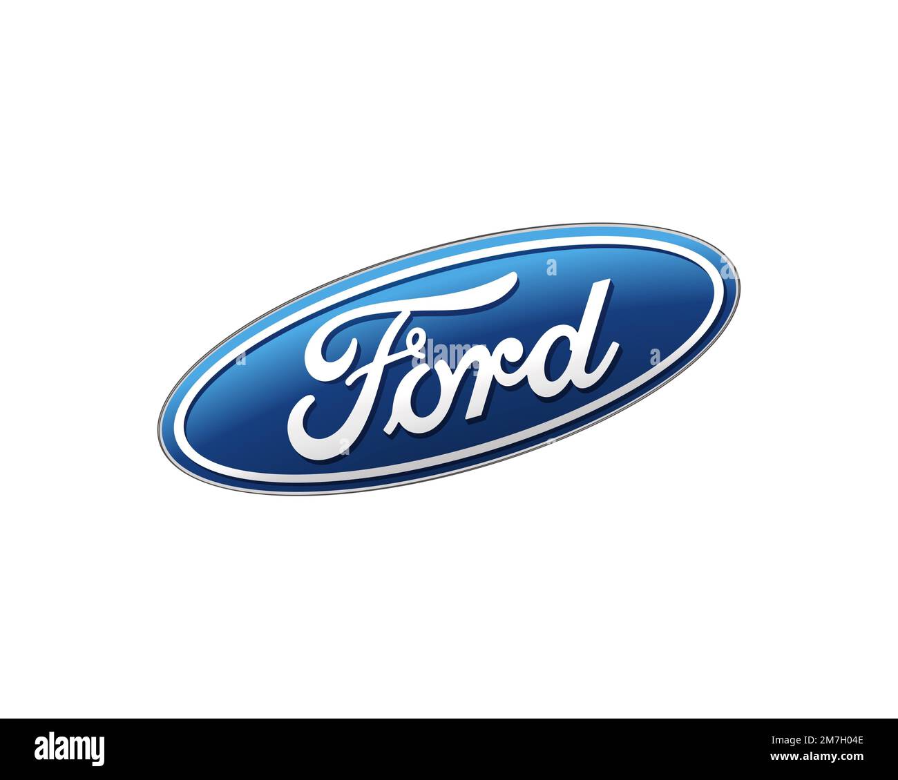 Ford, rotated logo, white background Stock Photo - Alamy