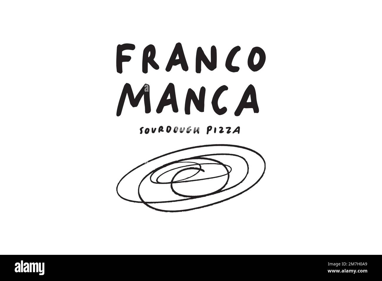 Franco Manca, Logo, White Background Stock Photo - Alamy