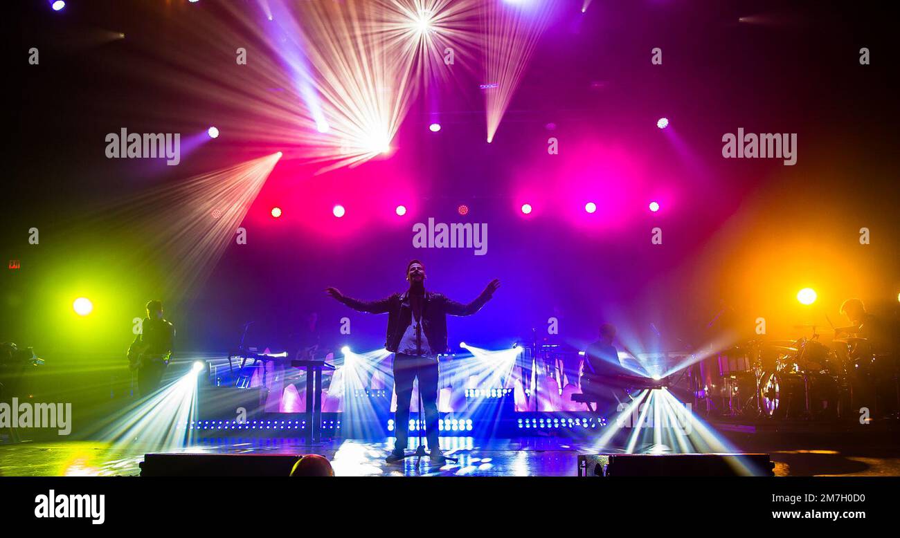 Foster the People in concert at the United Palace Theater in New York ...