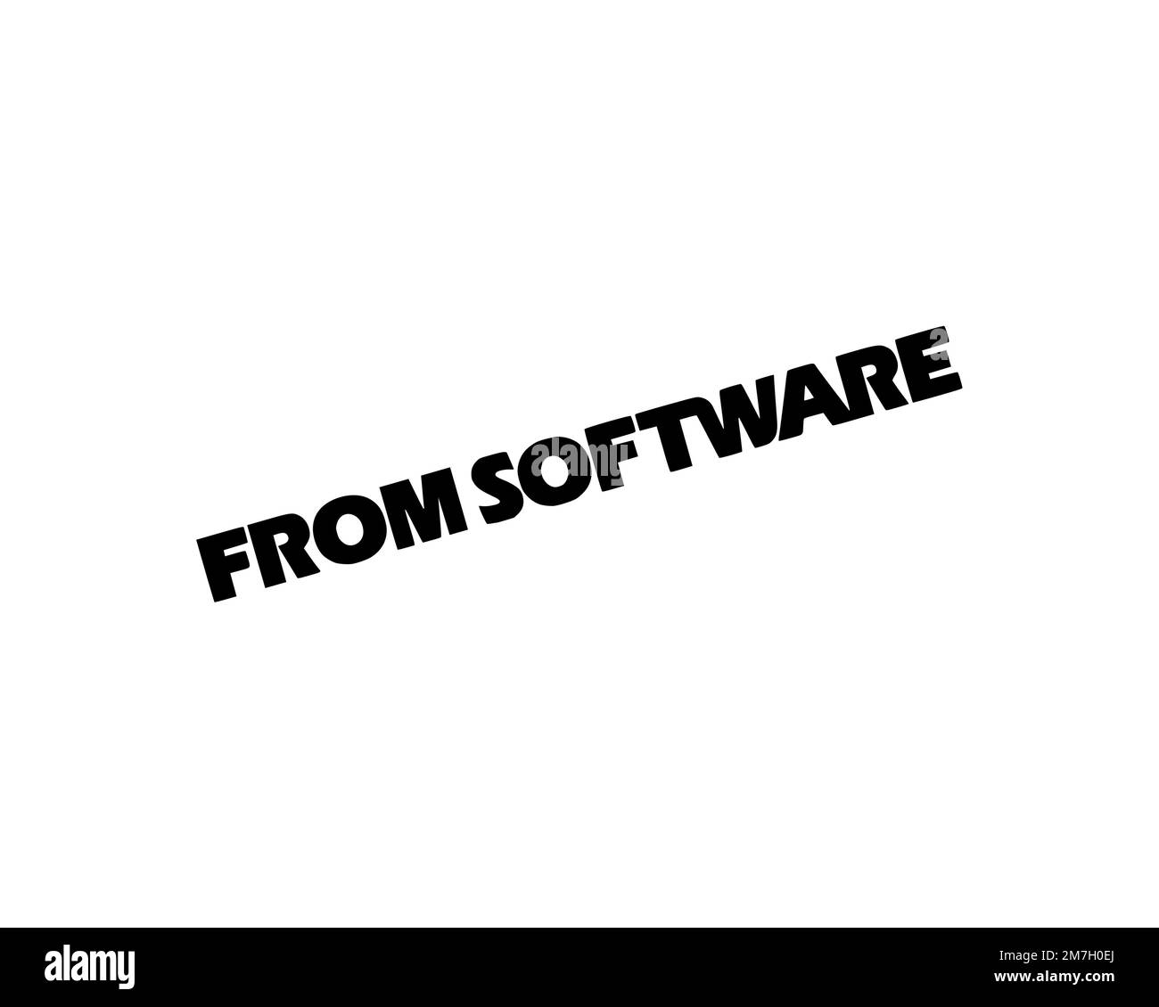 FromSoftware, rotated logo, white background Stock Photo - Alamy