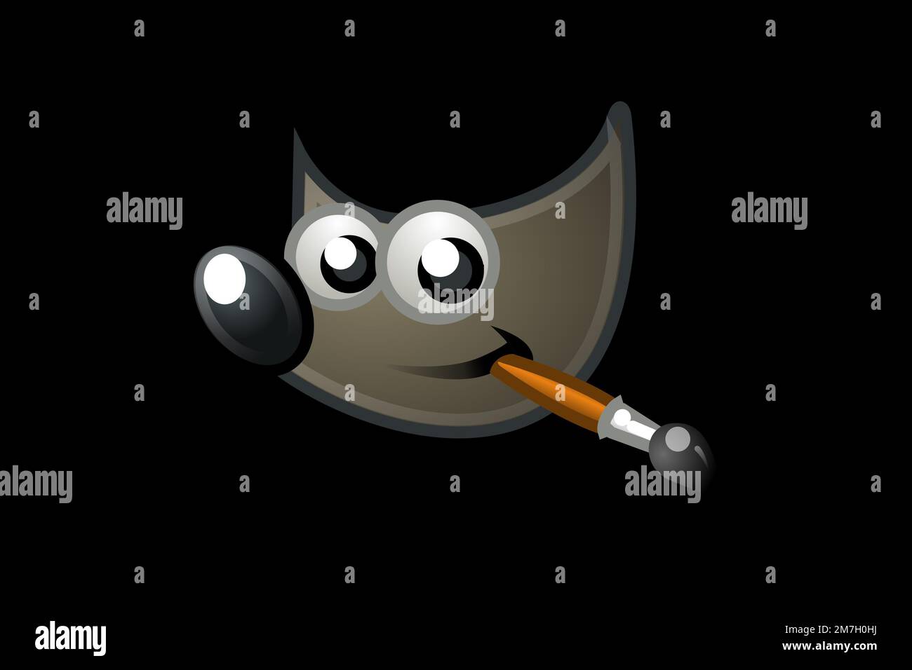 GIMP, Logo, Black background Stock Photo - Alamy GIMP, Logo, Black background Stock Photo - Alamy