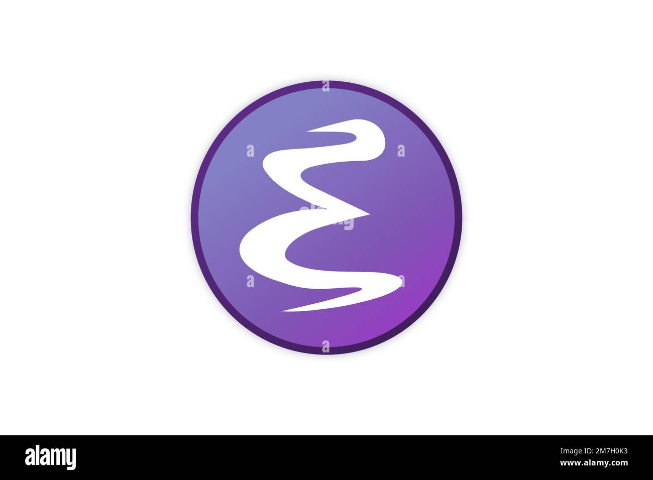 GNU Emacs, Logo, White background Stock Photo - Alamy