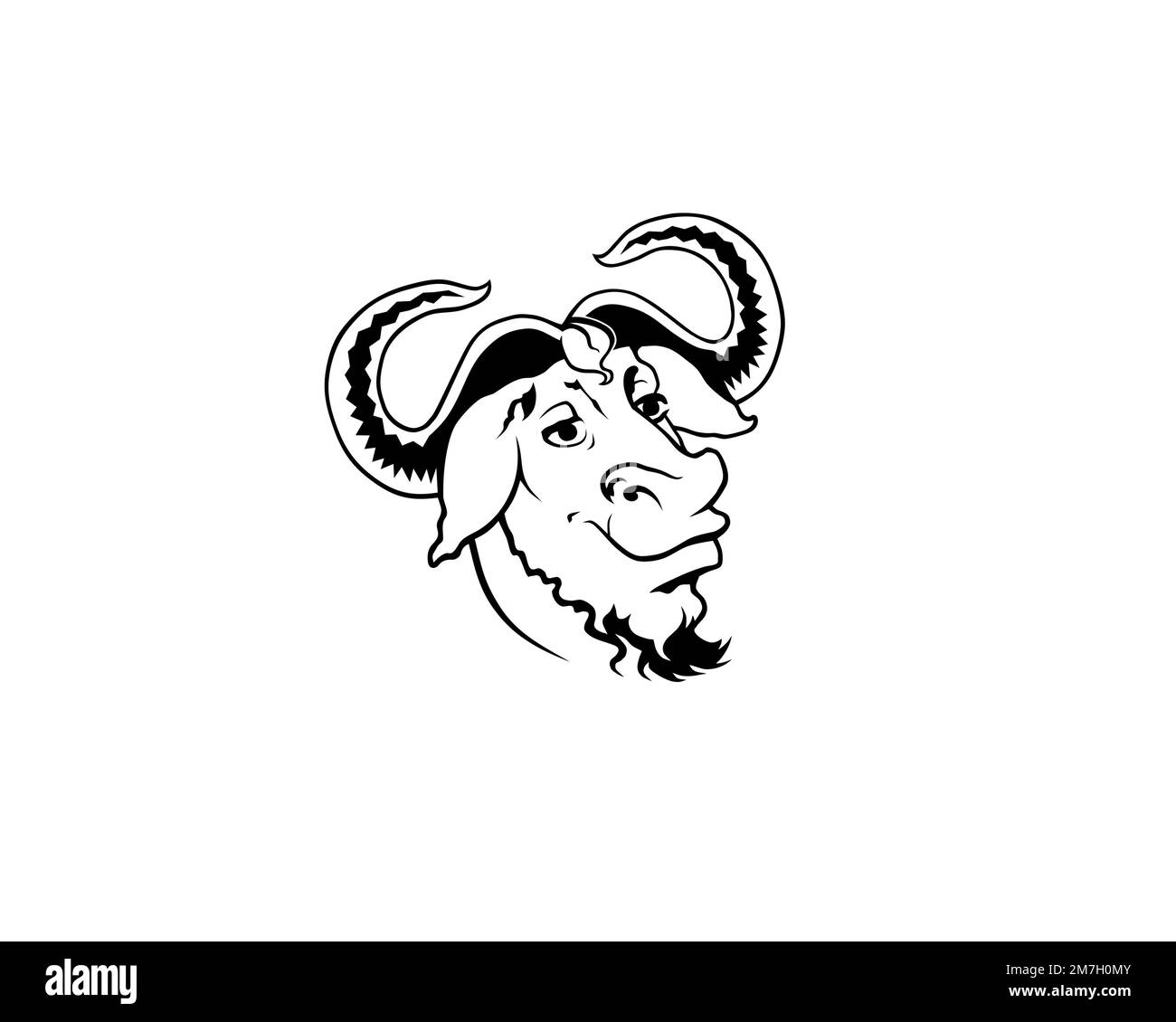 Gnu logo hi-res stock photography and images - Alamy