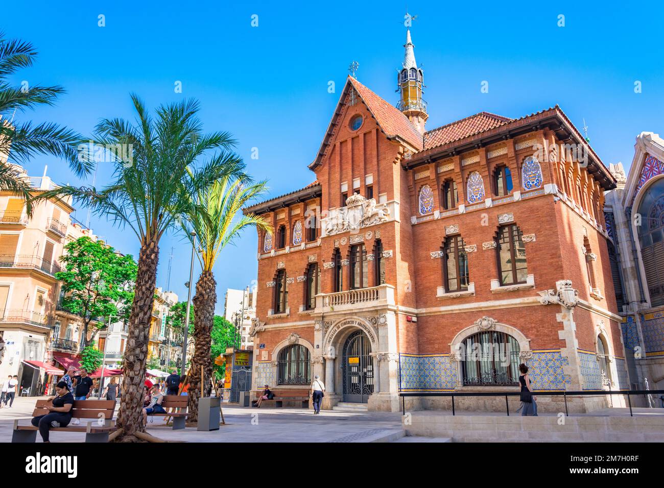 Valencia streets old town hi-res stock photography and images - Alamy