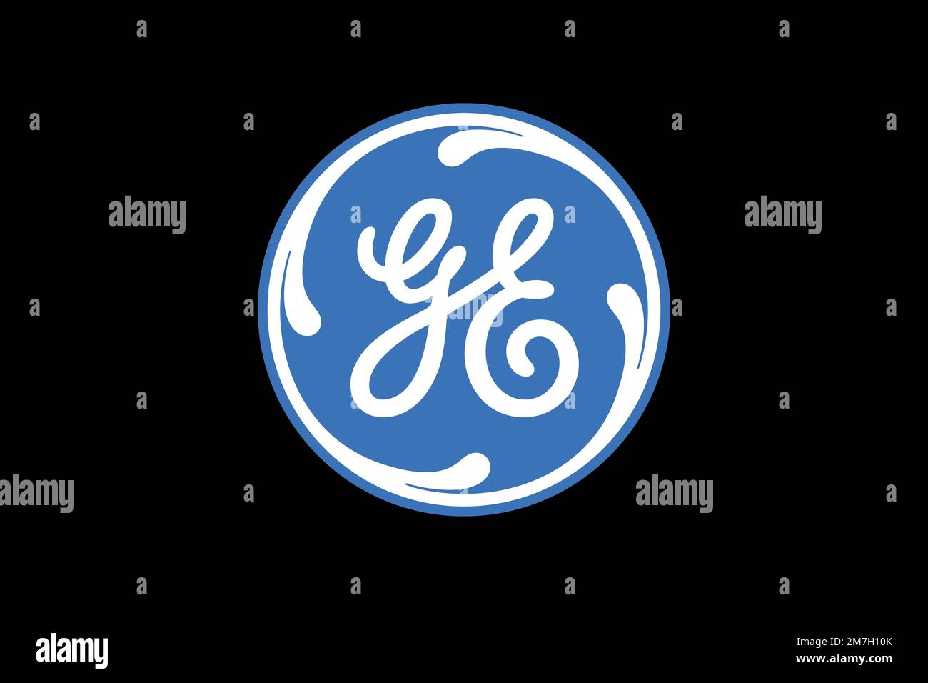 General Electric, Logo, Black background Stock Photo - Alamy