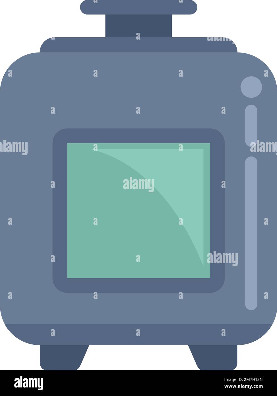Belt press machine icon flat vector. Action research. Control form ...