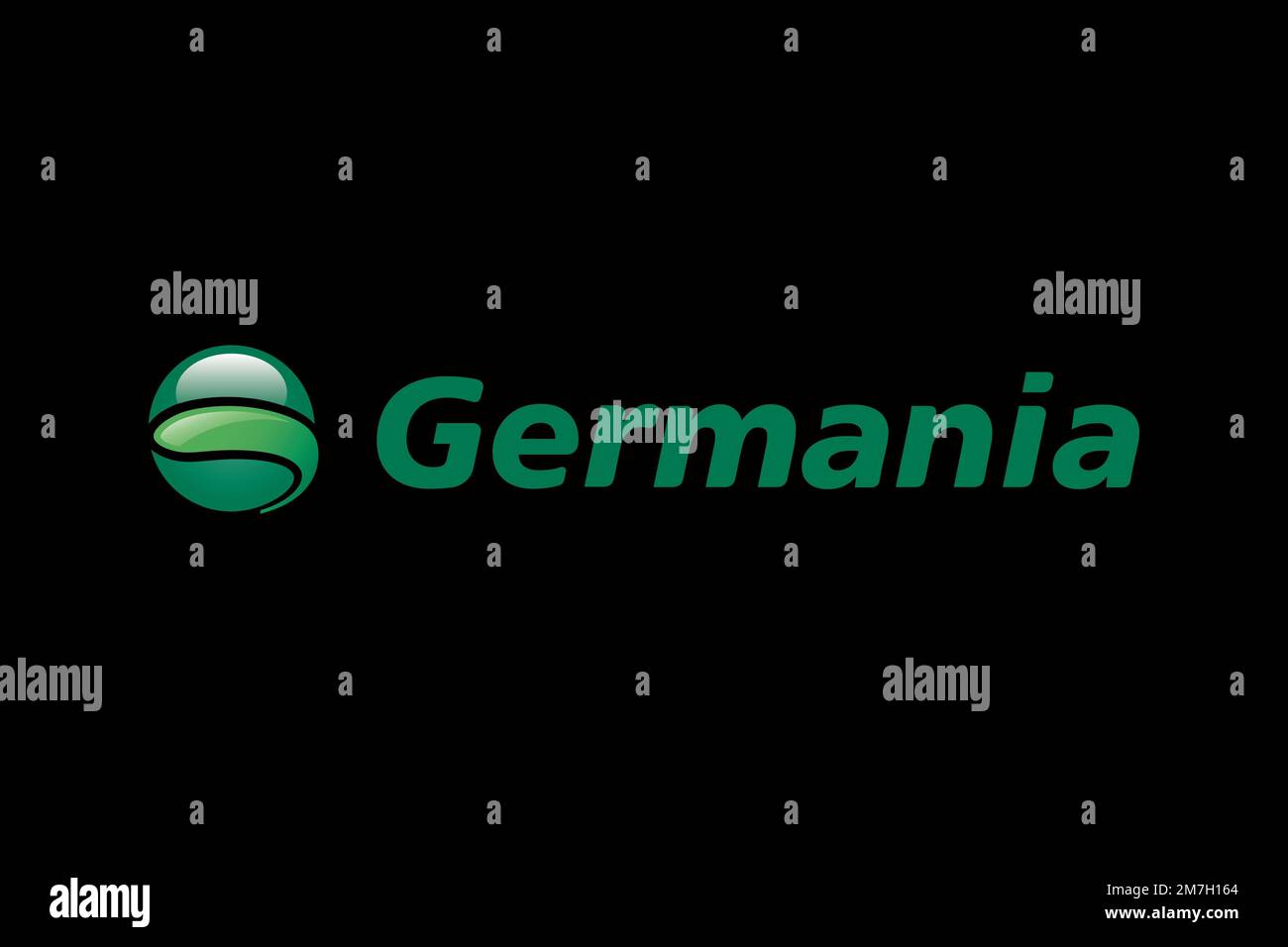 Germania airline, Logo, Black background Stock Photo - Alamy