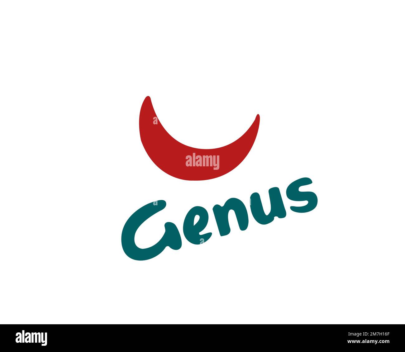 Genus plc, rotated logo, white background Stock Photo - Alamy