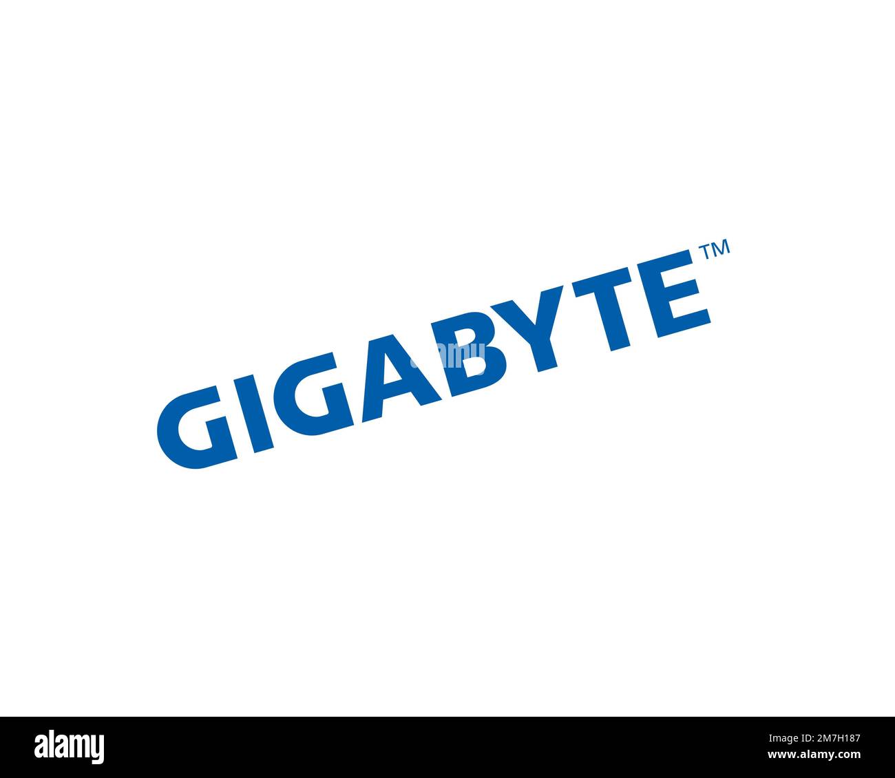 Gigabyte Technology, rotated logo, white background Stock Photo - Alamy