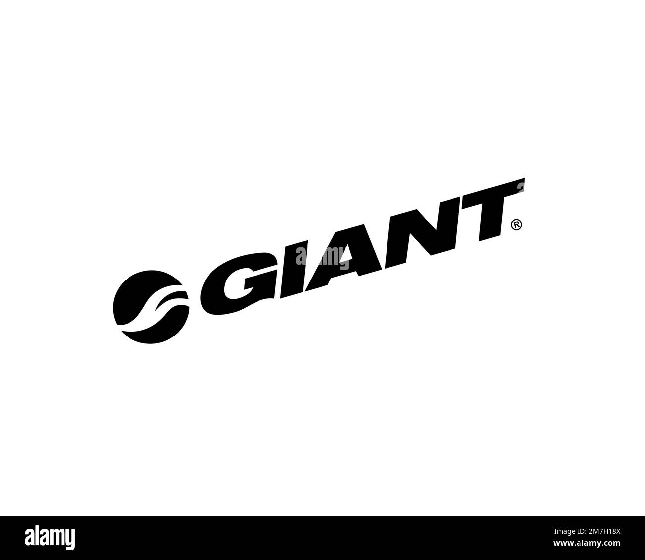 Giant Bicycles, rotated logo, white background Stock Photo - Alamy