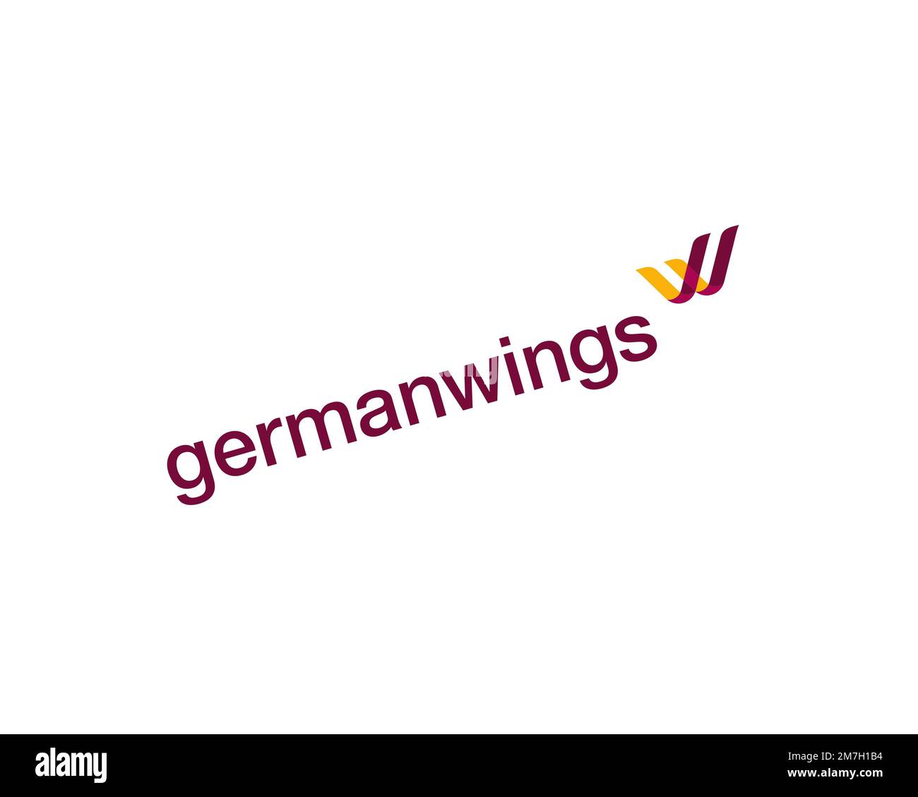 Germanwings, rotated logo, white background Stock Photo - Alamy