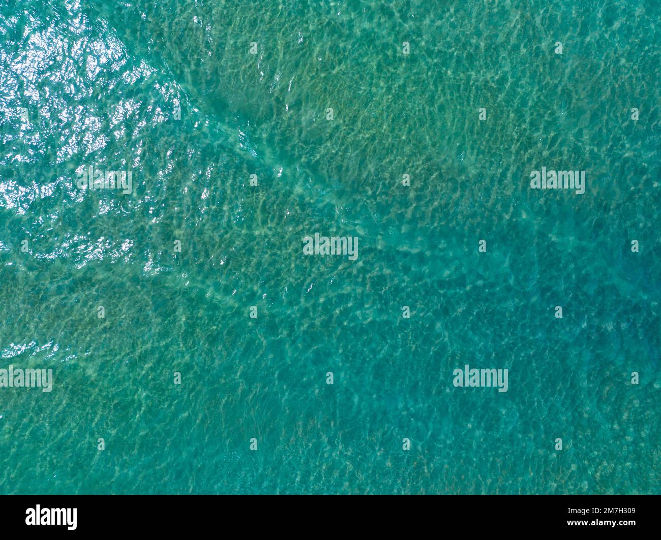 Sea surface aerial view,Bird eye view photo of blue waves and water ...