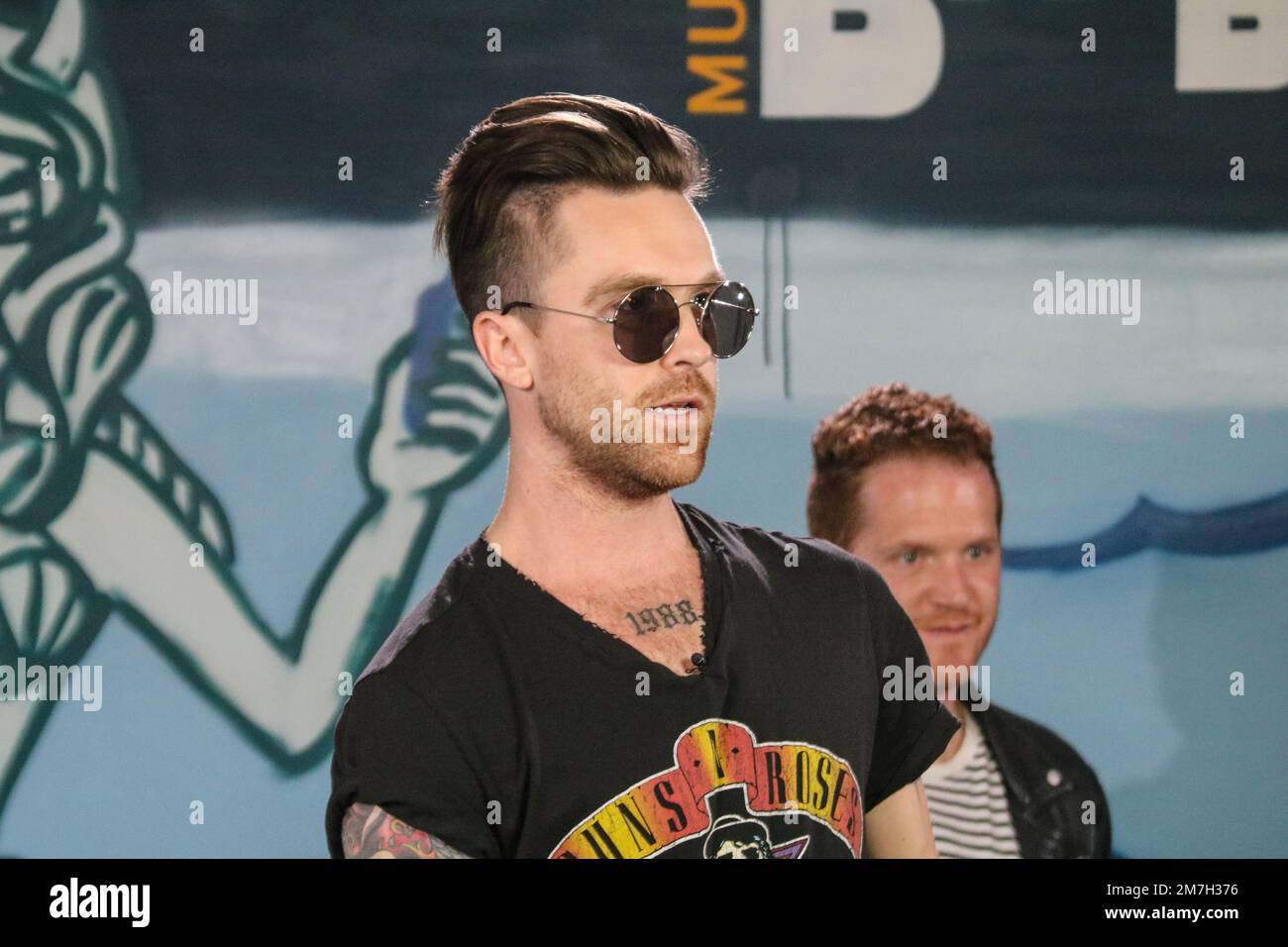 Half The Animal film a session in Brooklyn Stock Photo - Alamy