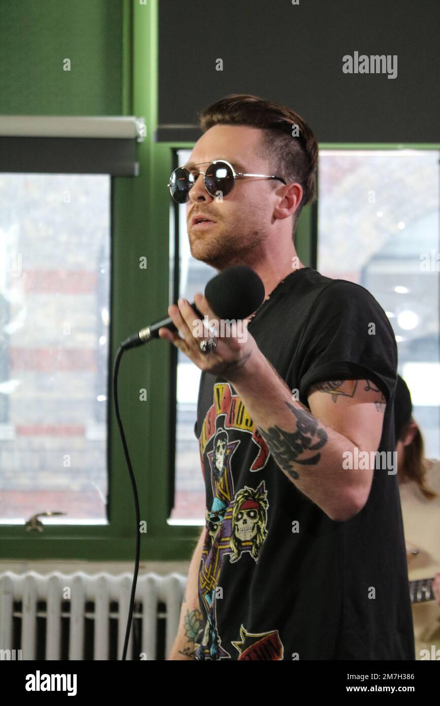 Half The Animal film a session in Brooklyn Stock Photo - Alamy