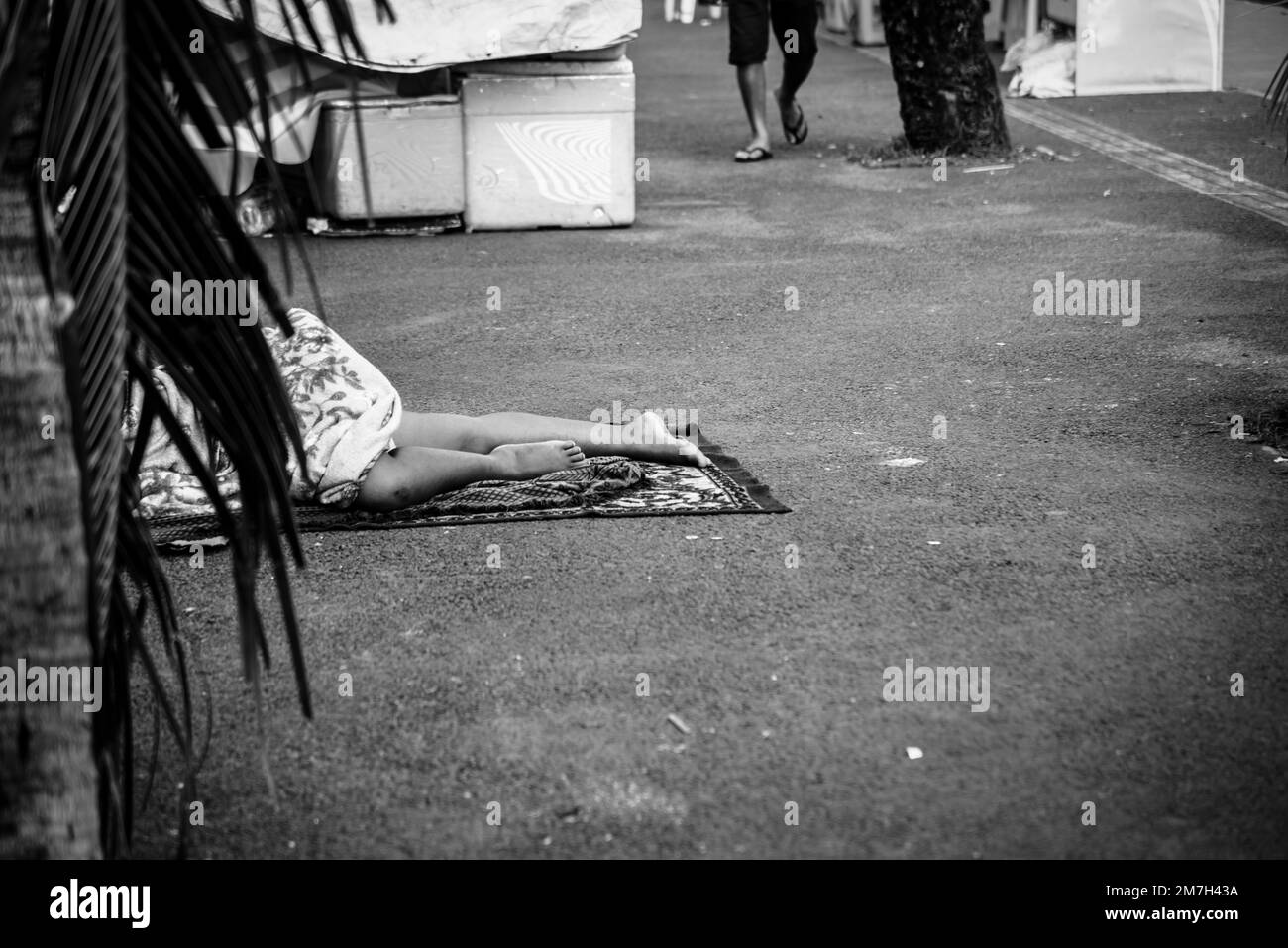 Tired people after carnival Black and White Stock Photos & Images - Alamy