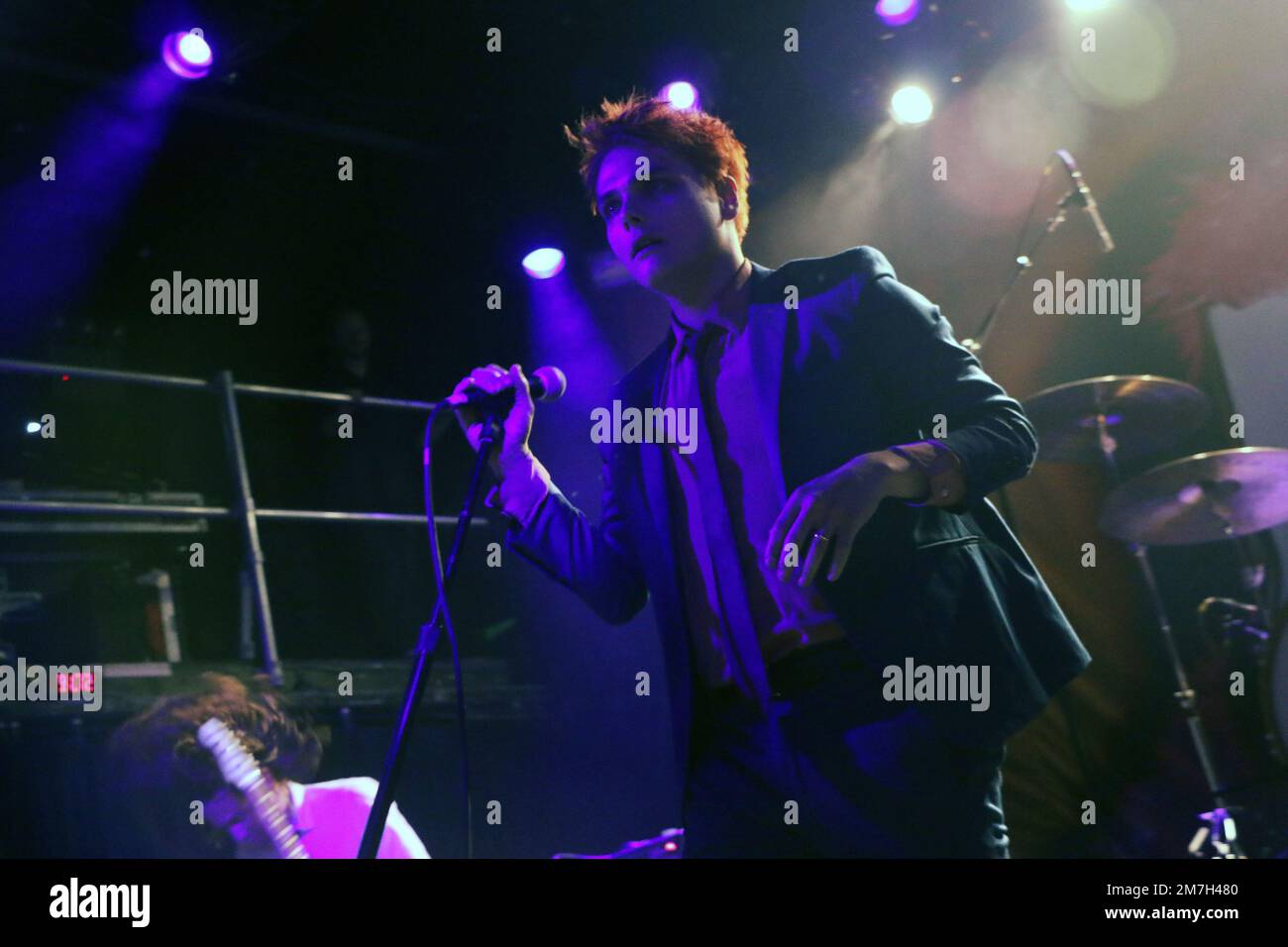 Gerard Way in concert at Irving Plaza in New York Stock Photo - Alamy