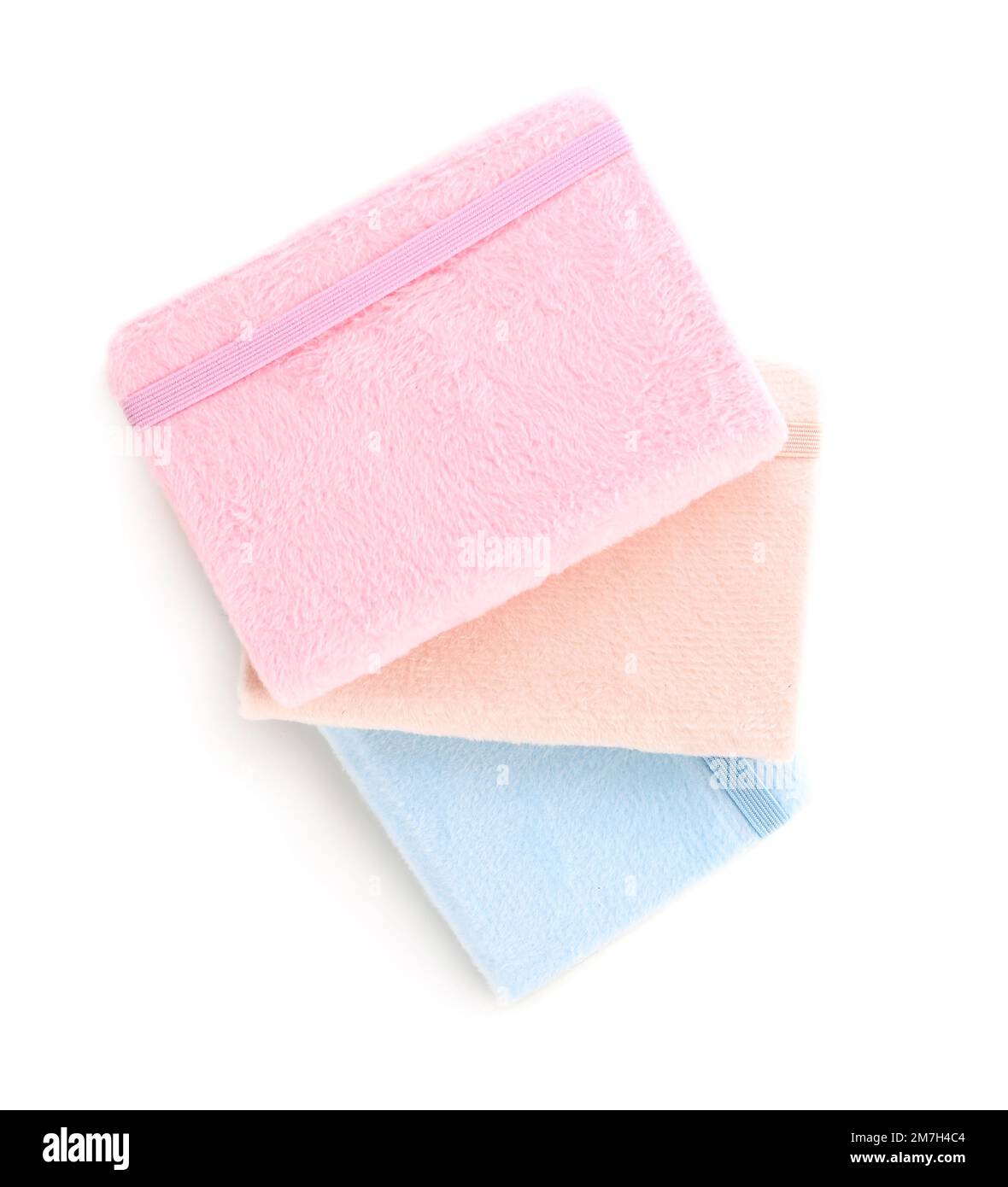 Stack of notebooks isolated on white background Stock Photo - Alamy