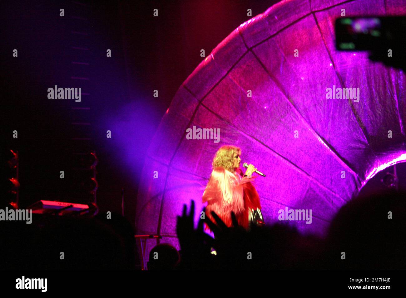 Goldfrapp in concert at the Hammerstein Ballroom in New York Stock ...