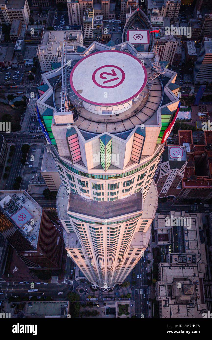 US Bank Tower Los Angeles Aerial Photography Stock Photo - Alamy US Bank Tower Los Angeles Aerial Photography Stock Photo - Alamy
