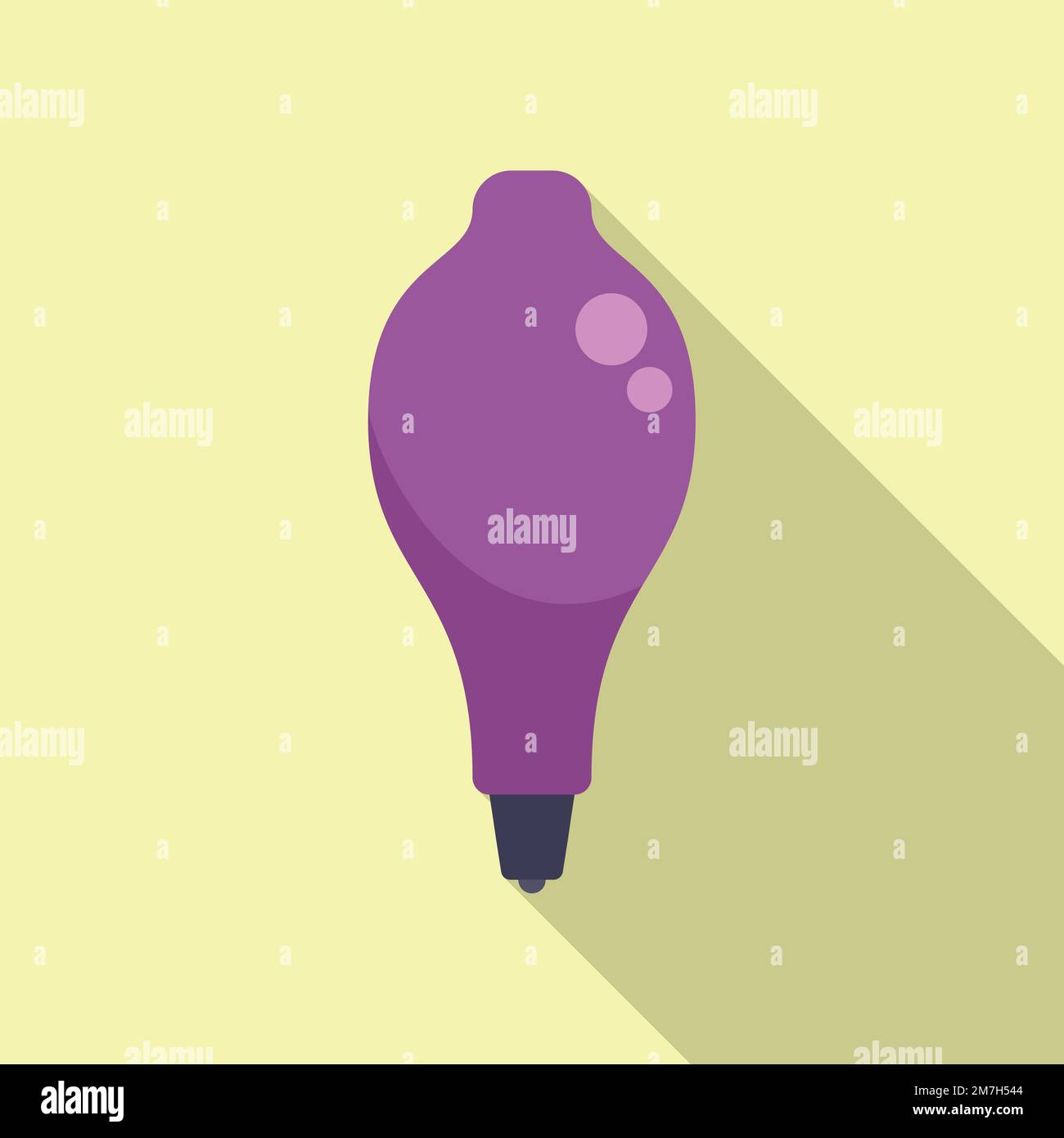 Medical uv lamp icon flat vector. Ultraviolet light. Air device Stock ...