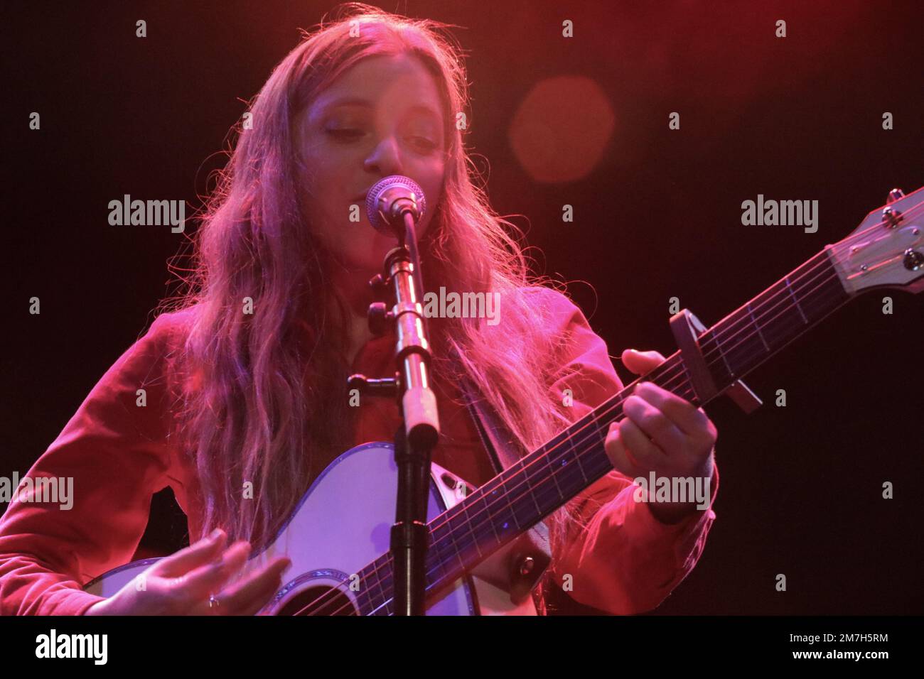 Jade Bird in concert at the Bowery Ballroom in New York Stock Photo - Alamy