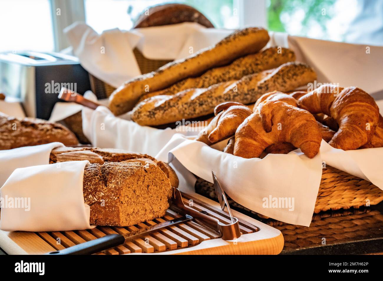Cereals at buffet breakfast restaurant hi-res stock photography and ...