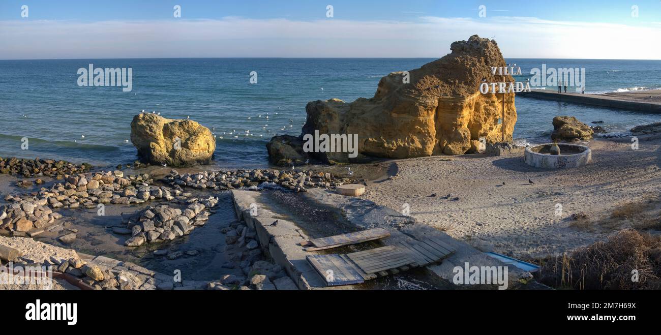Lanzheron beach in Odessa, Ukraine Stock Photo - Alamy