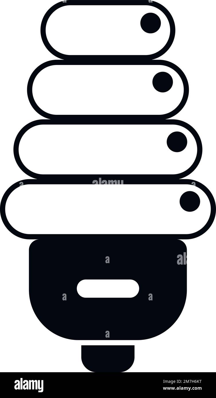 UV lamp icon simple vector. Disinfection light. Ultraviolet rays Stock Vector Image & Art - Alamy