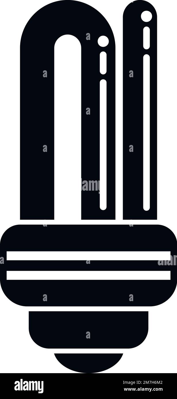 Ultraviolet lamp icon simple vector. Uv light. Clinic bacteria Stock ...