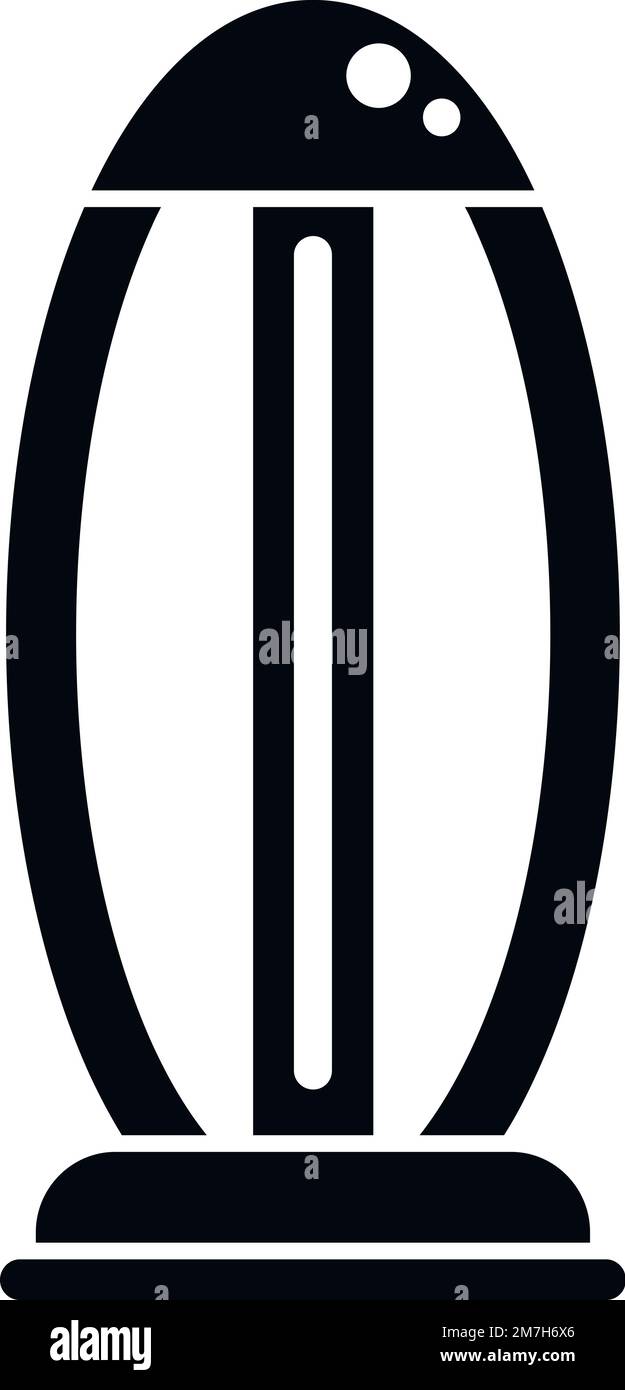 Virus uv lamp icon simple vector. Ultraviolet light. Medical care Stock ...