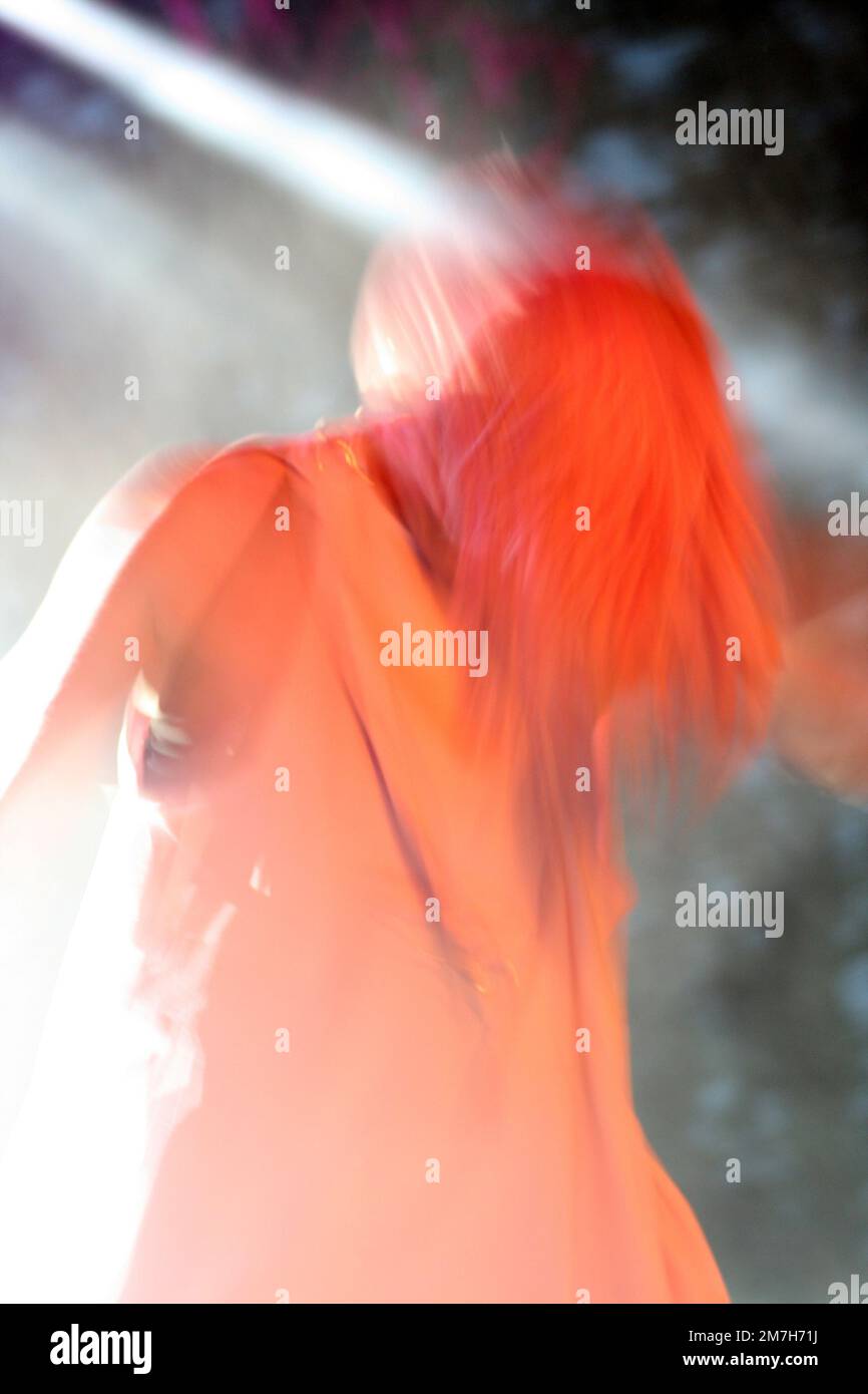 Garbage in concert at Central Park Summerstage in New York Stock Photo ...
