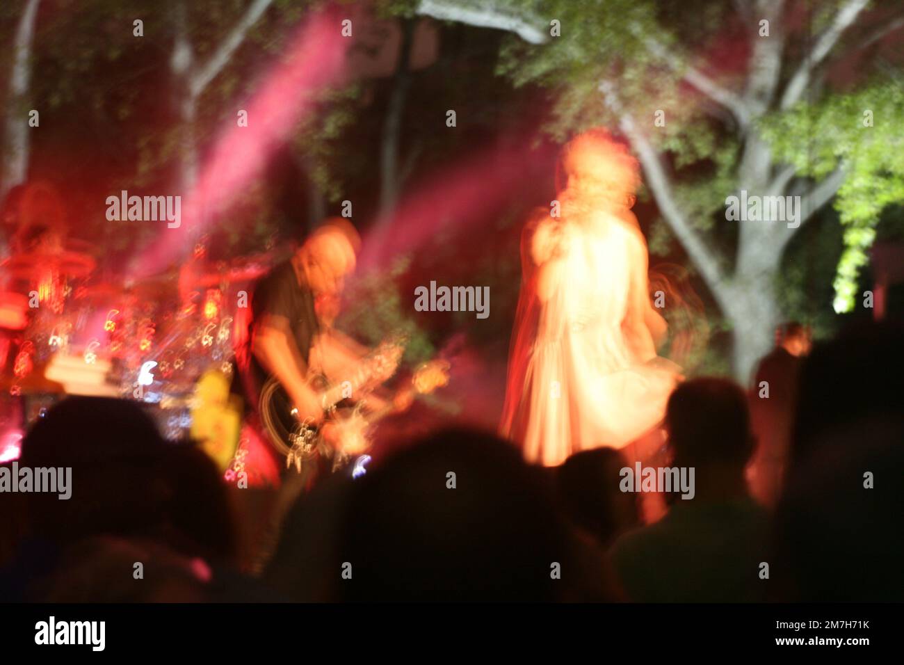 Garbage in concert at Central Park Summerstage in New York Stock Photo ...