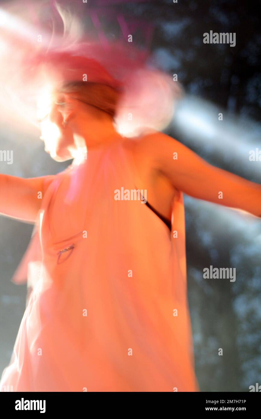 Garbage in concert at Central Park Summerstage in New York Stock Photo ...