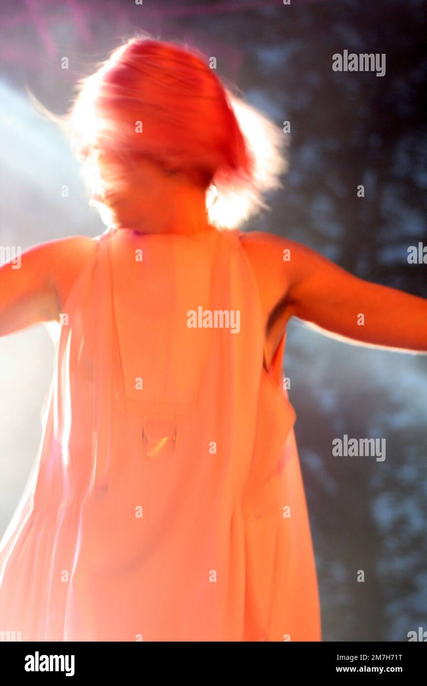 Garbage in concert at Central Park Summerstage in New York Stock Photo ...