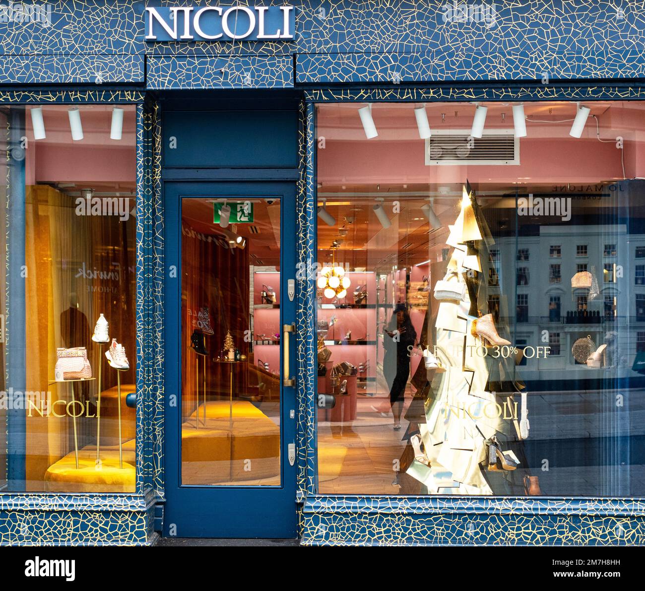 Nicoli storefront/shop window/visual merchandising of Bond St store, an ...
