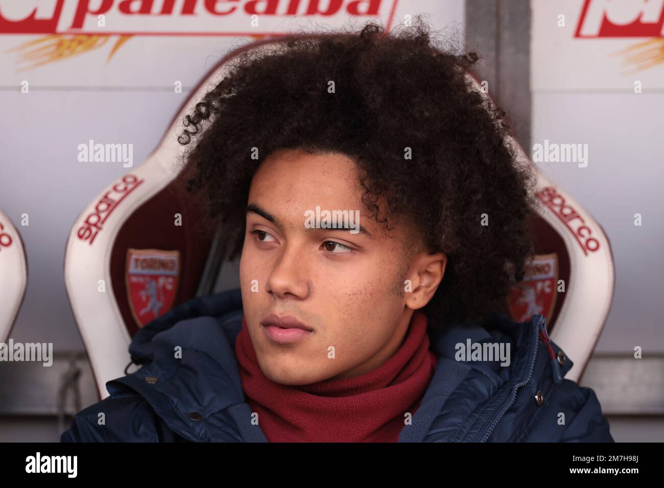 Turin, Italy, 23rd December 2022. Aaron Ciammaglichella of Torino FC ...
