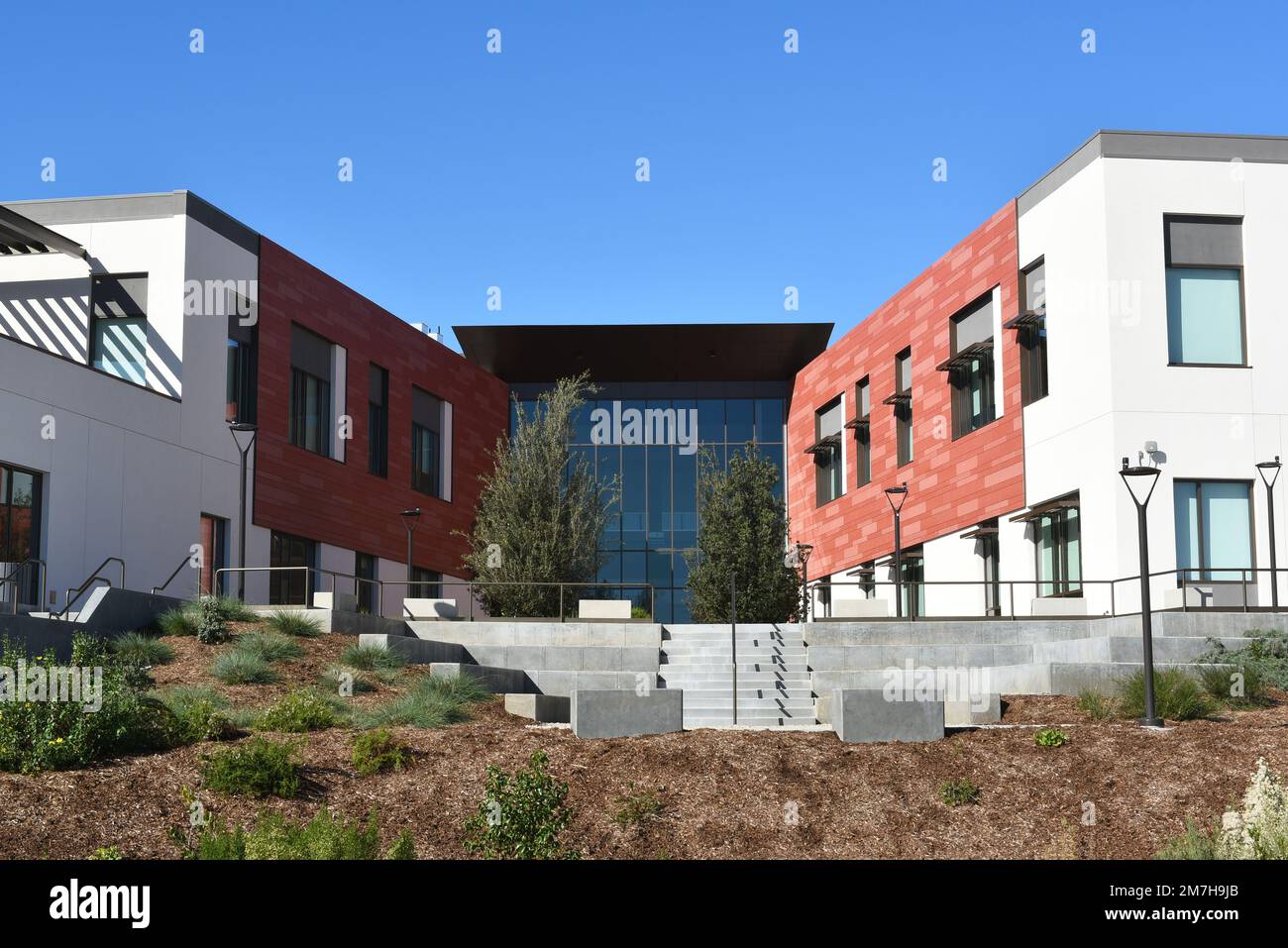 MISSION VIEJO, CALIFORNIA - 8 JAN 2023: Advanced Technology and Applied Science Building, ATAS ...