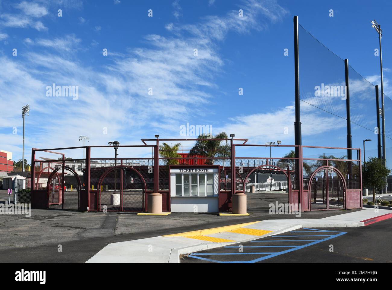 MISSION VIEJO, CALIFORNIA - 8 JAN 2023: Doug Fritz Field on the Campus ...