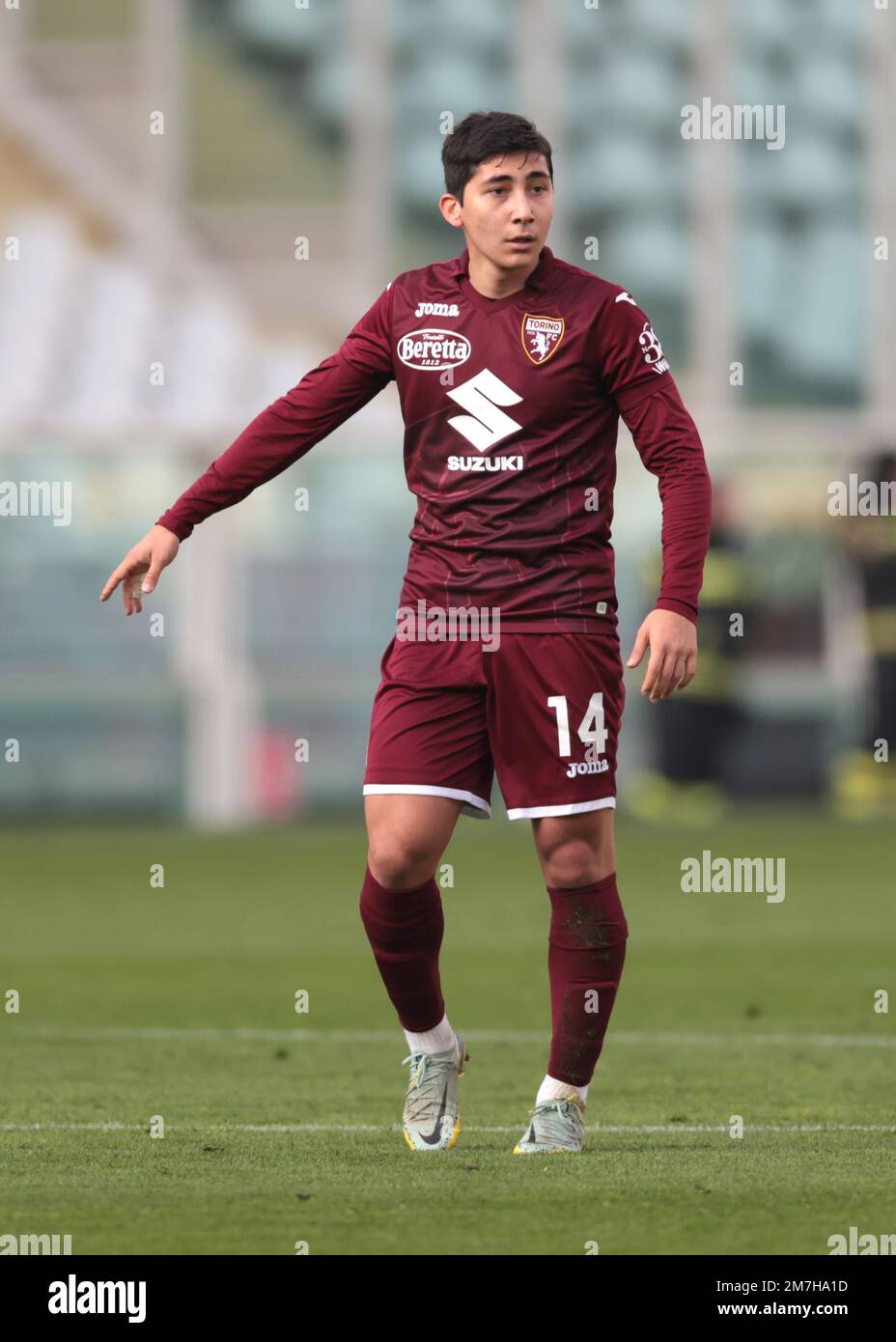 Turin, Italy, 23rd December 2022. Emirhan Ilkhan of Torino FC during the Friendly match match at ...