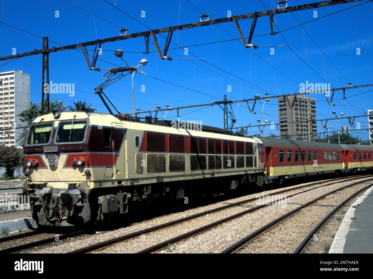 Train in Casa-Port, Casablanca, Morocco Stock Photo - Alamy